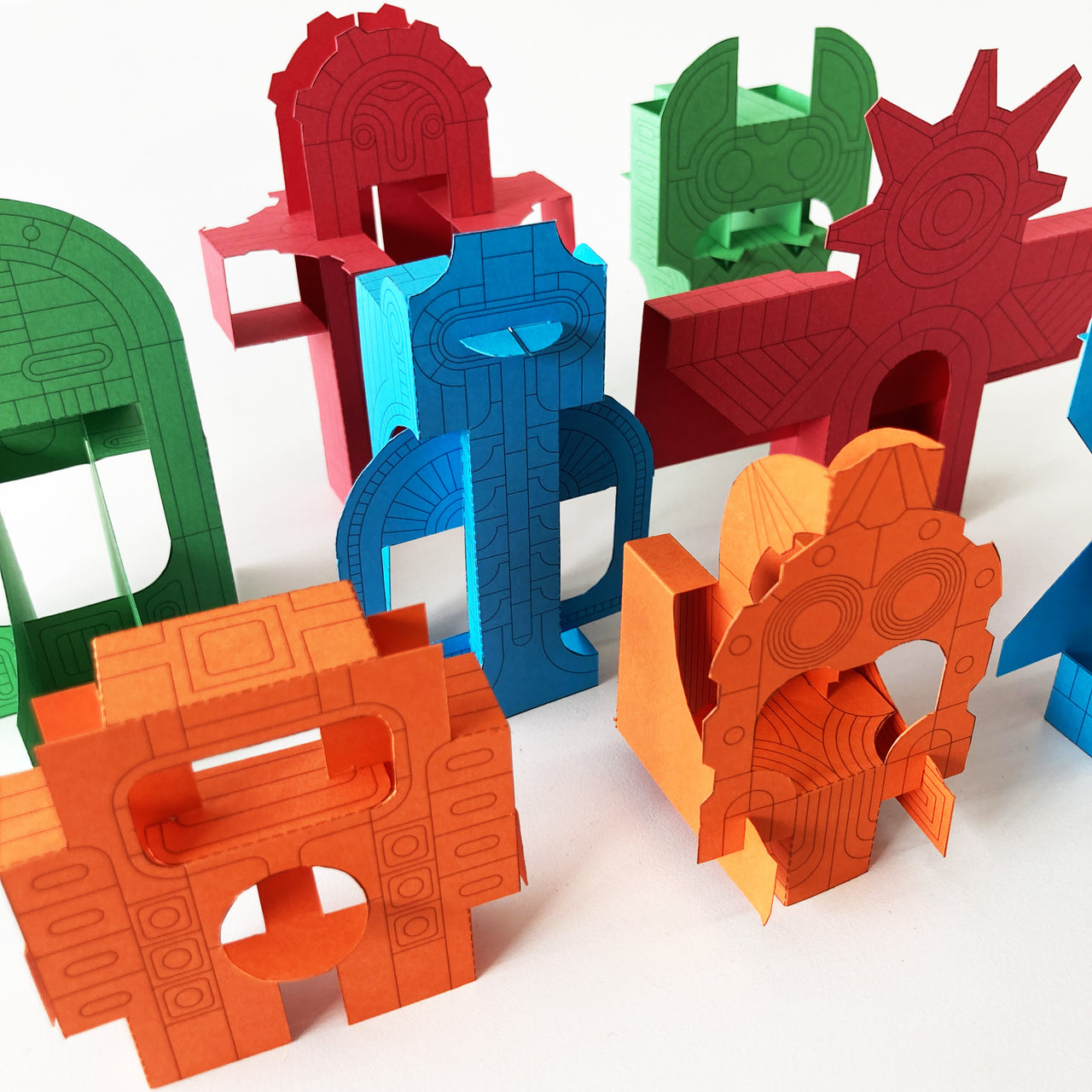 Paper Bots - DIY paper craft project – NO-BU-RU