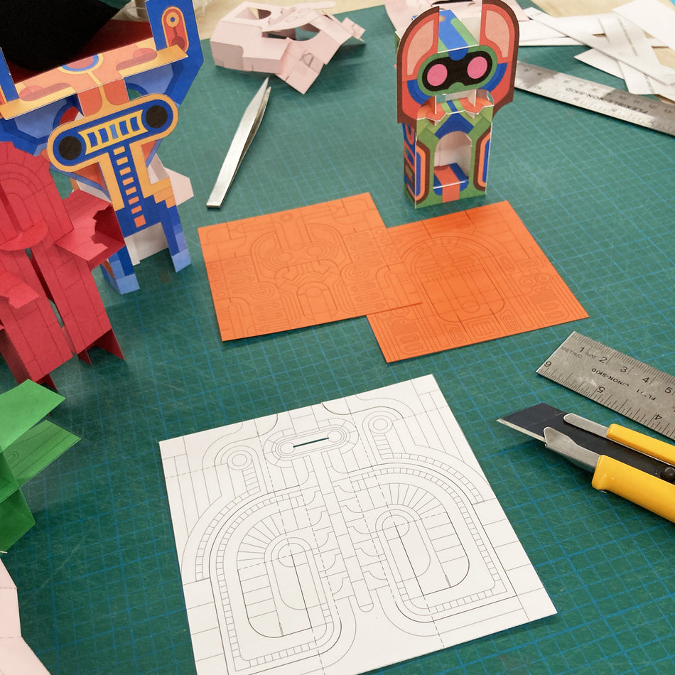 Paper Bots - DIY paper craft project – NO-BU-RU