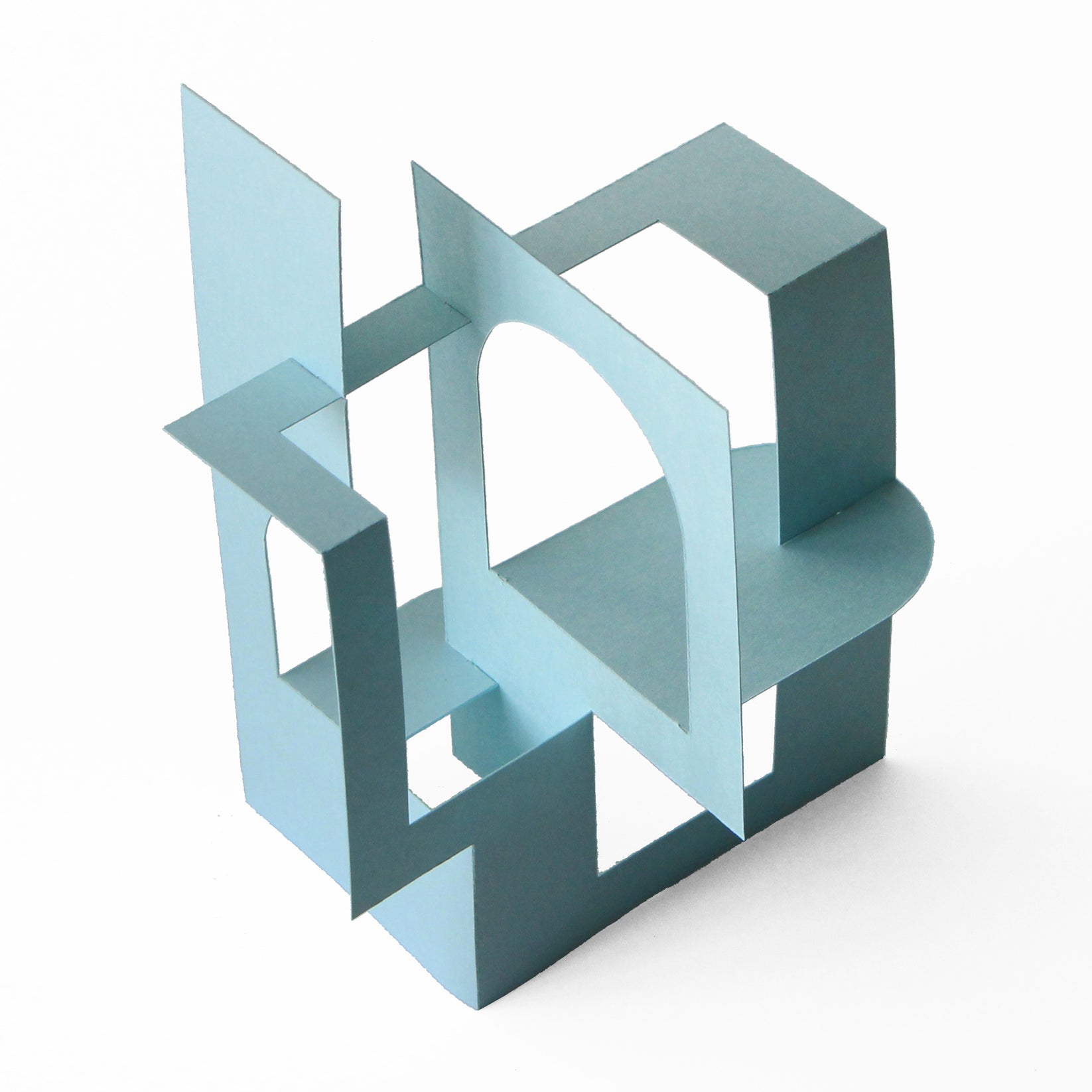 Architecture Set no.1-DIY cut and fold paper art projects – NO-BU-RU