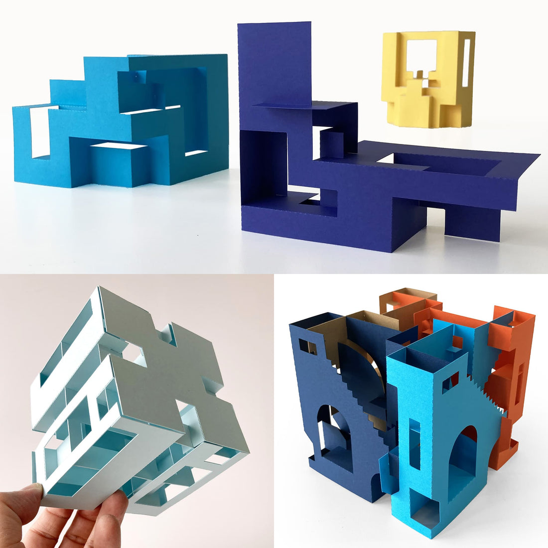 Arts & Architecture - DIY Cut and Fold Paper Art Projects – NO-BU-RU