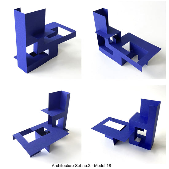 Architecture Set no.2-DIY cut and fold paper projects – NO-BU-RU
