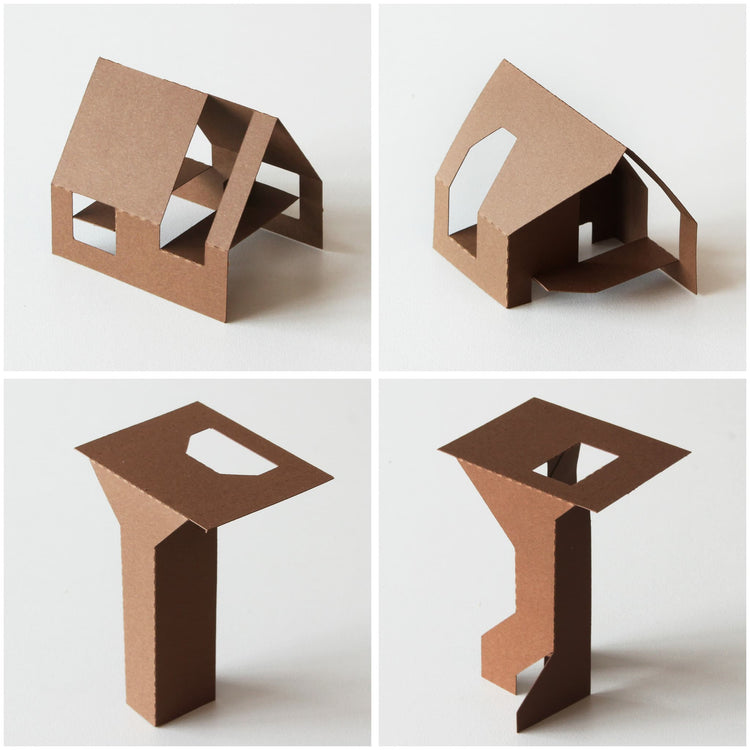 Treehouses-DIY cut and fold paper projects – NO-BU-RU